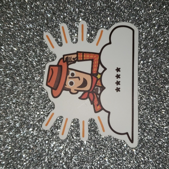 Disney | Design | Pixar Toy Story Woody Hat Waterproof Sticker Disney ...